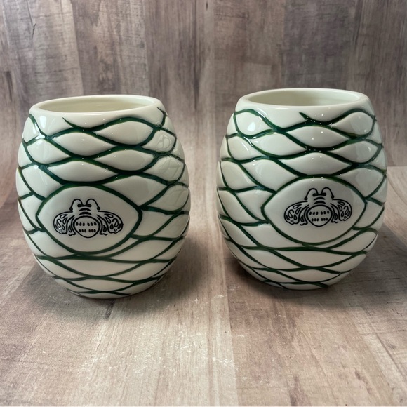Patron Tequila | Dining | Patron Tequila Set 2 Ceramic Bee Hive Mug Cup ...